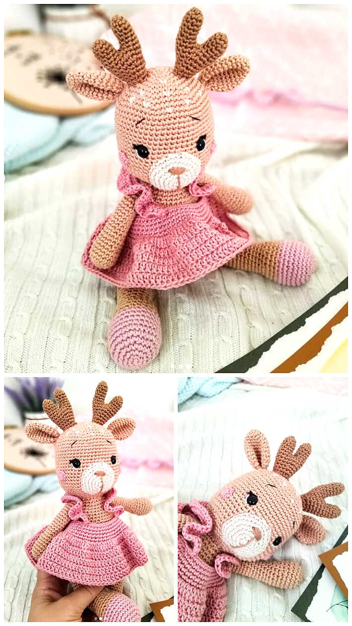 Amigurumi Christmas Reindeer Free Pattern - Free Amigurumi