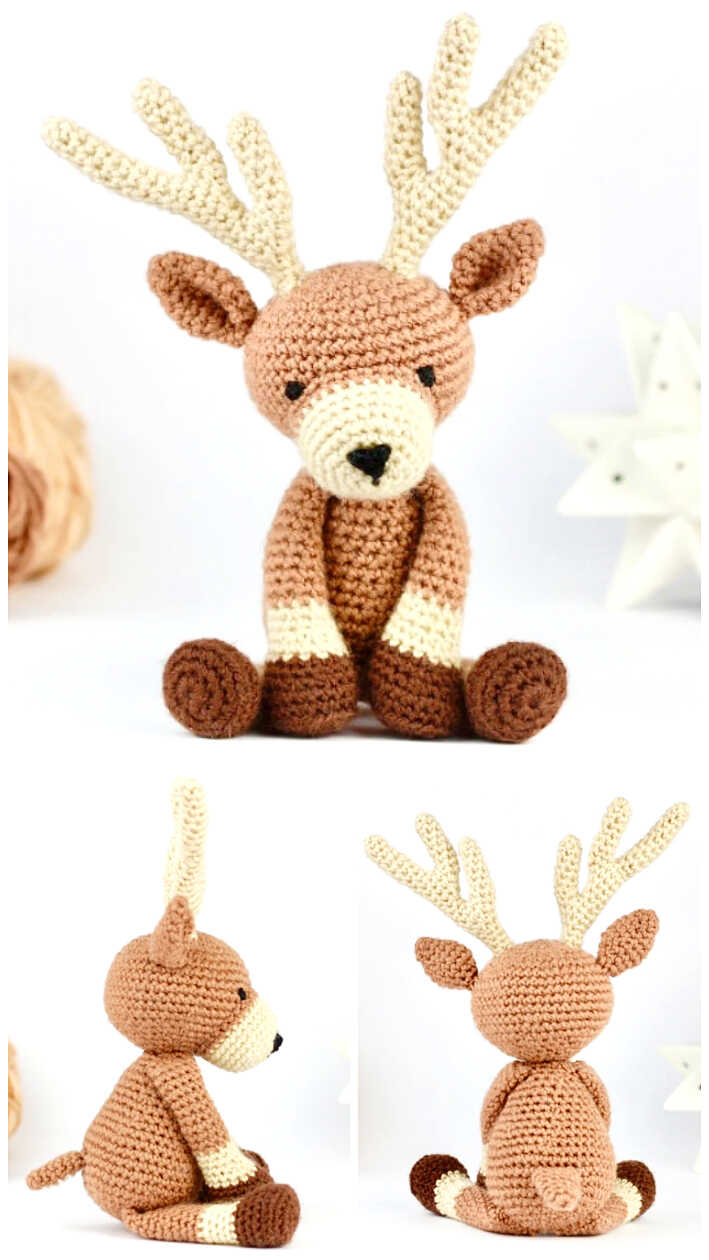 Amigurumi Christmas Reindeer Free Pattern - Free Amigurumi