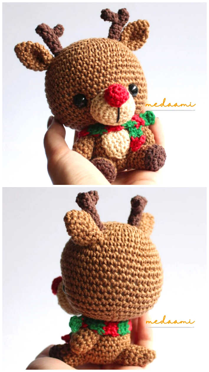 Amigurumi Christmas Reindeer Free Pattern - Free Amigurumi