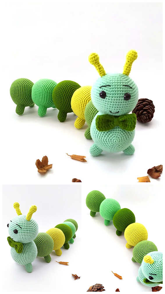 Amigurumi Caterpillar Free Pattern - Free Amigurumi