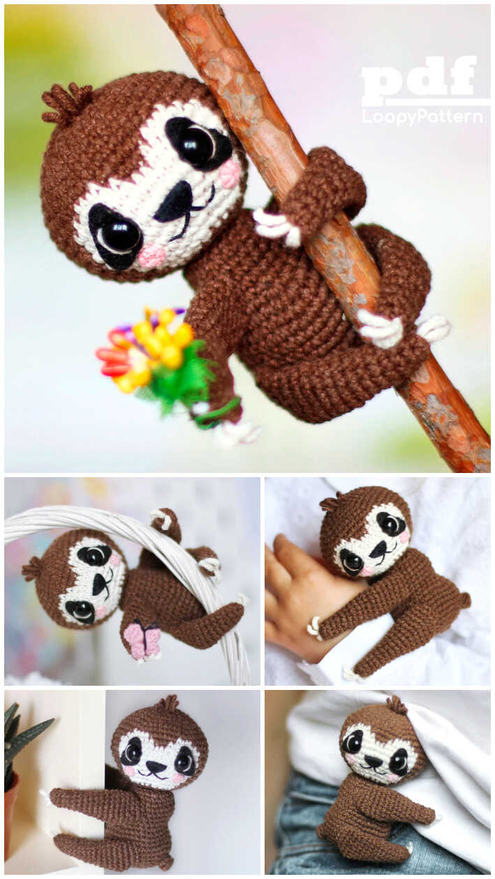Amigurumi Sloth Free Pattern - Free Amigurumi