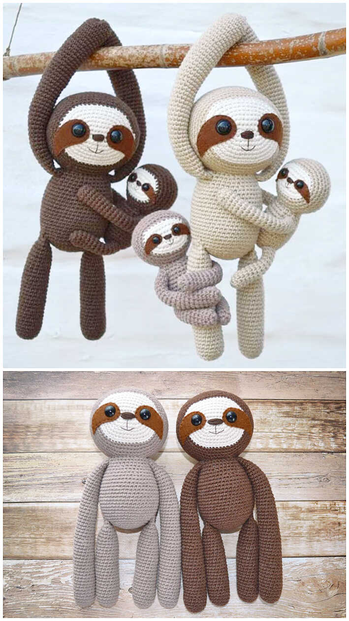Amigurumi Sloth Free Pattern - Free Amigurumi