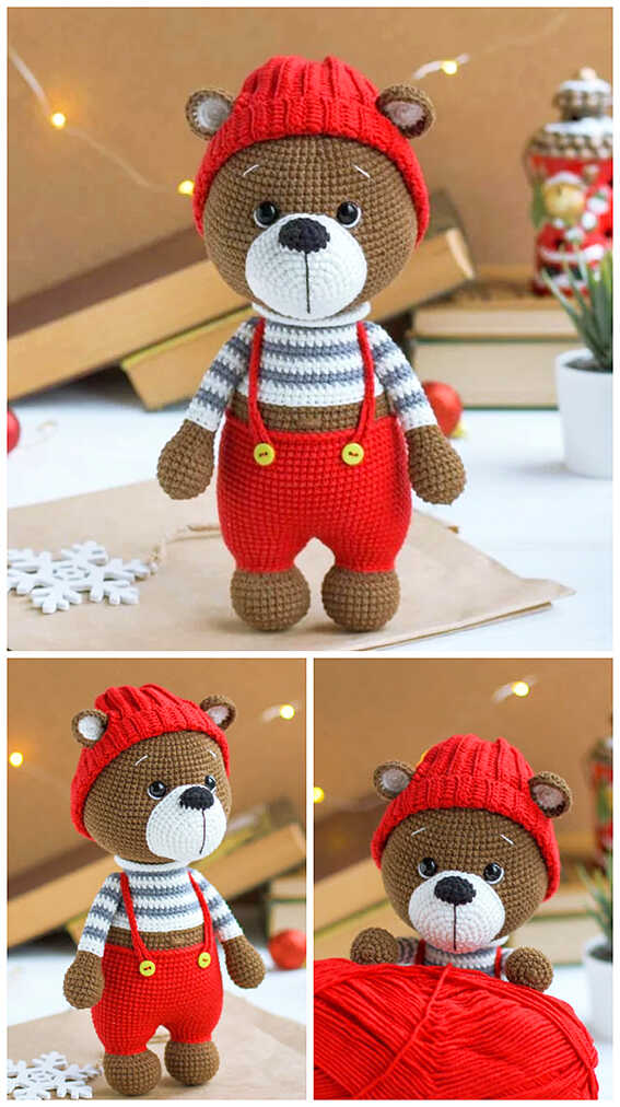 Amigurumi Bear with Bag Free Pattern - Free Amigurumi