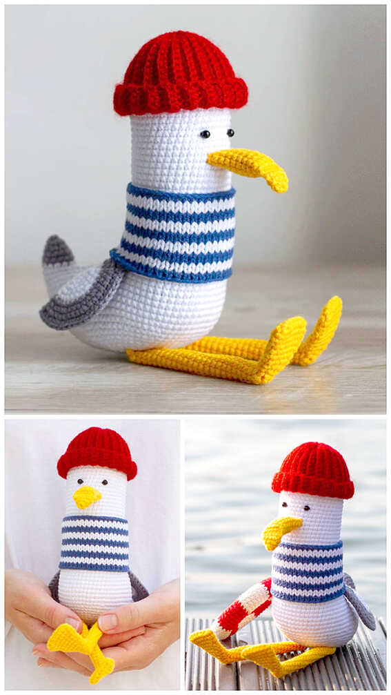 Amigurumi Seagull Free Pattern - Free Amigurumi