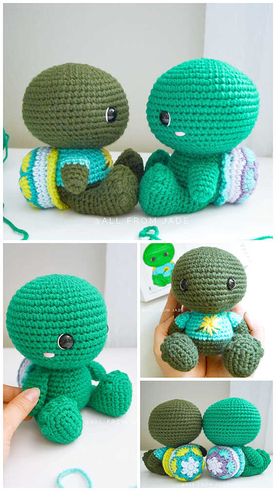 Amigurumi Plush Turtle Free Pattern - Free Amigurumi