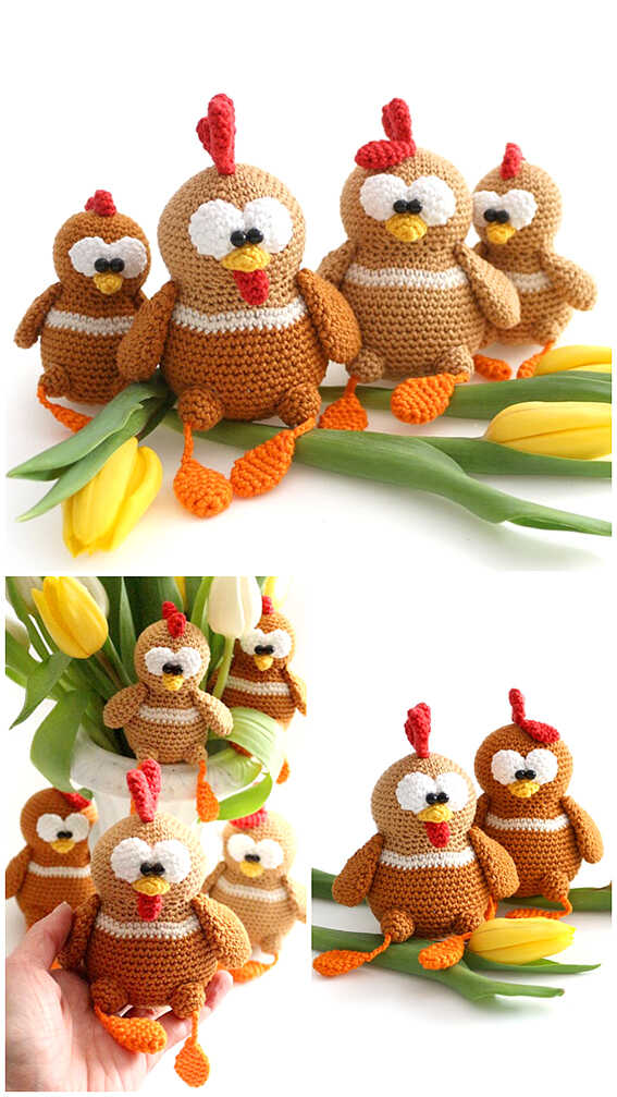 Crochet Easter Chicken Amigurumi Free Pattern - Free Amigurumi