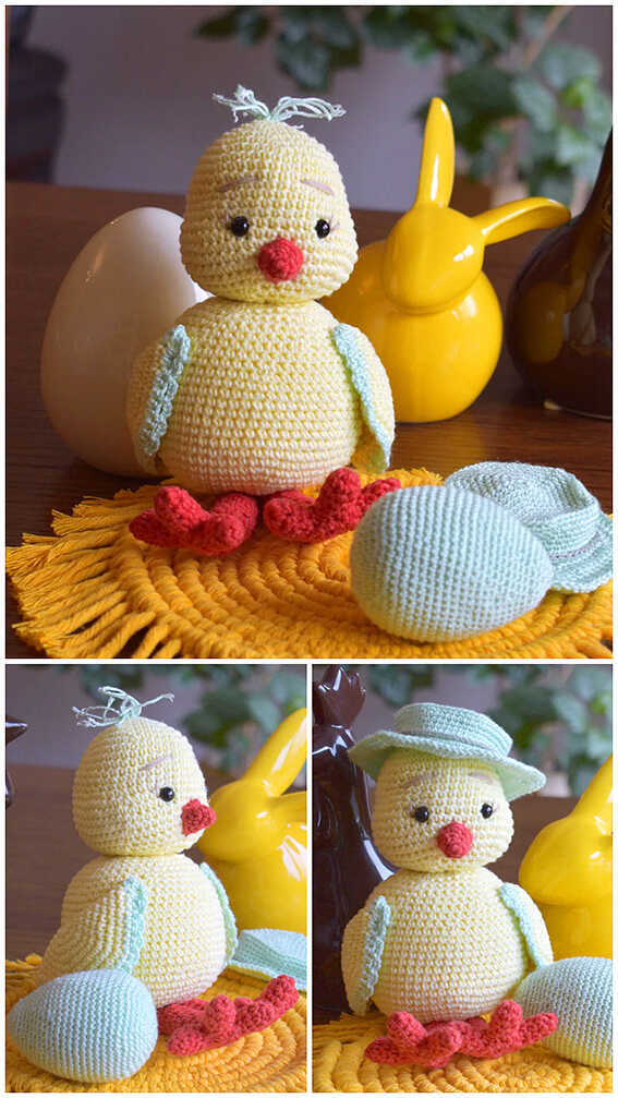 Crochet Easter Chicken Amigurumi Free Pattern - Free Amigurumi