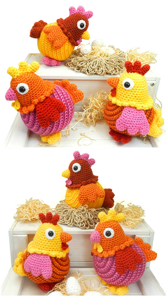 Crochet Easter Chicken Amigurumi Free Pattern - Free Amigurumi