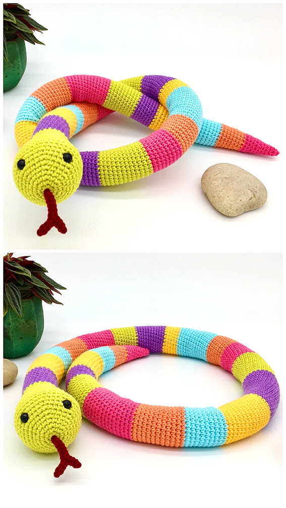 Amigurumi Snake Free Pattern - Free Amigurumi