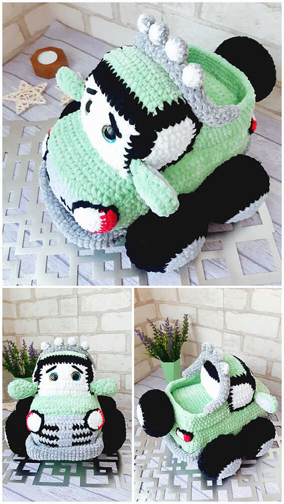 Crochet Vehicle Amigurumi Free Pattern - Free Amigurumi