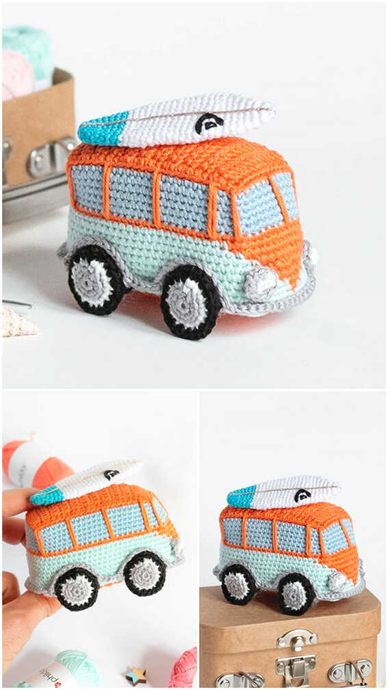 Crochet Vehicle Amigurumi Free Pattern - Free Amigurumi