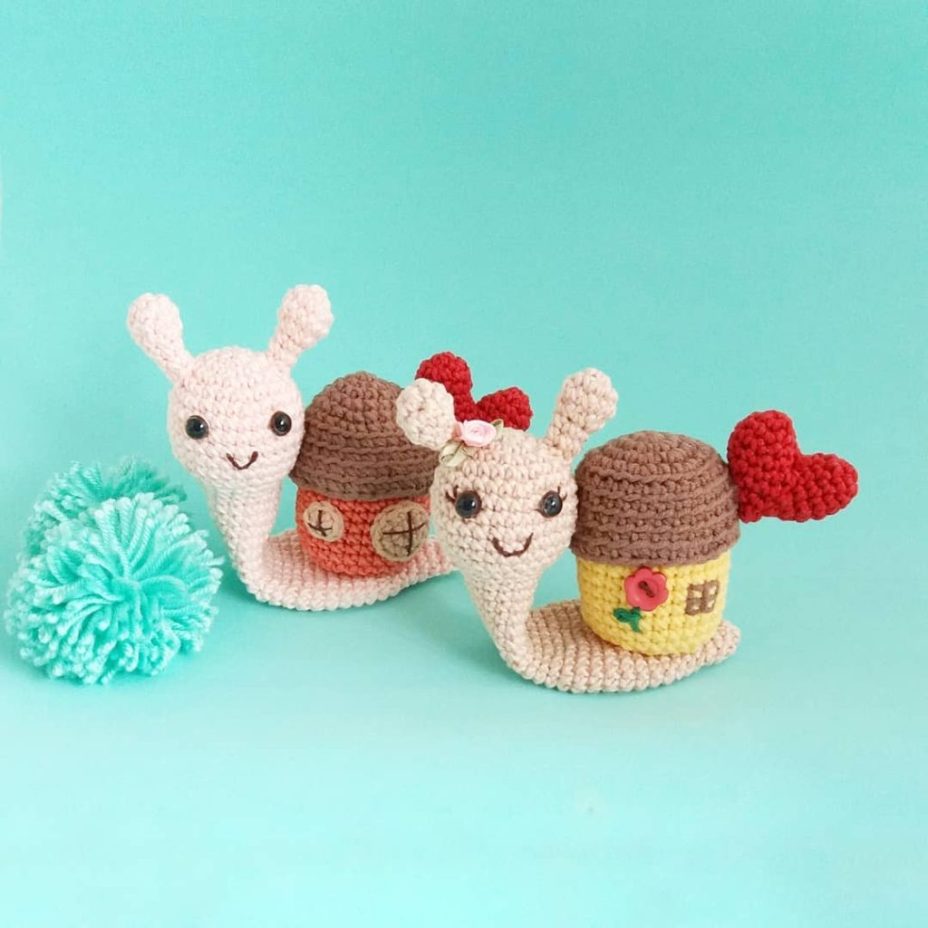 Crochet Snail Amigurumi Free Pattern - Free Amigurumi Pattern