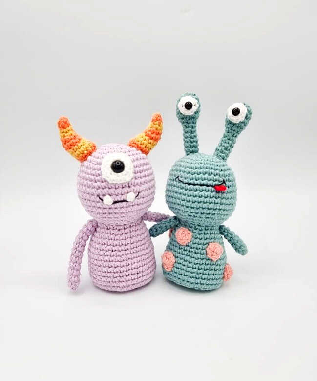 Crochet Monsters Amigurumi Free Pattern - Free Amigurumi Pattern
