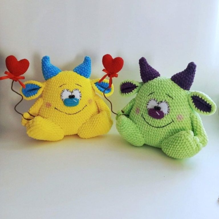 Crochet Monsters Amigurumi Free Pattern - Free Amigurumi Pattern