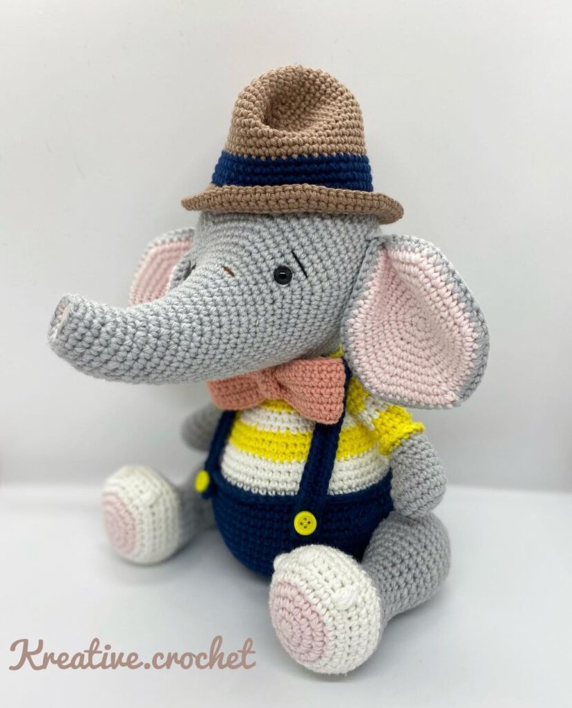 Crochet Elephant Amigurumi Free Pattern - Free Amigurumi