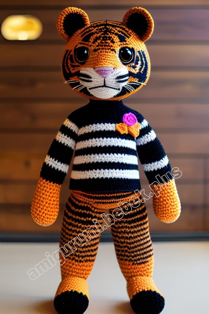 Crochet Mini Tiger Amigurumi Free Pattern - Free Amigurumi