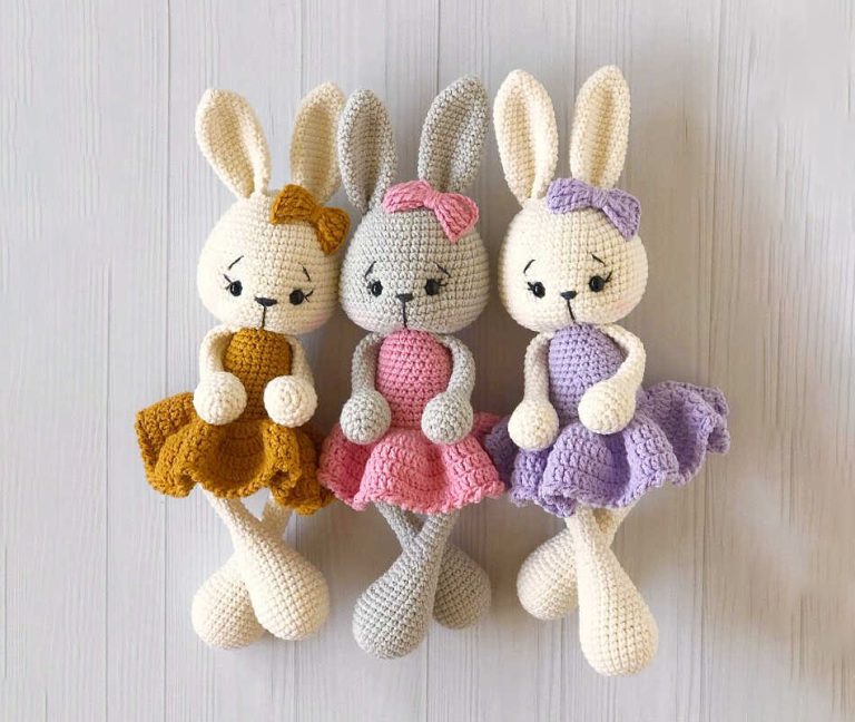Crochet Cute Bunny Amigurumi Free Pattern - Free Amigurumi