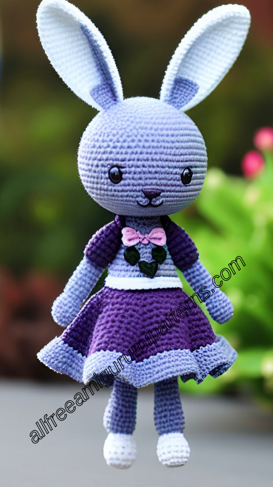 Crochet Cute Bunny Amigurumi Free Pattern - Free Amigurumi