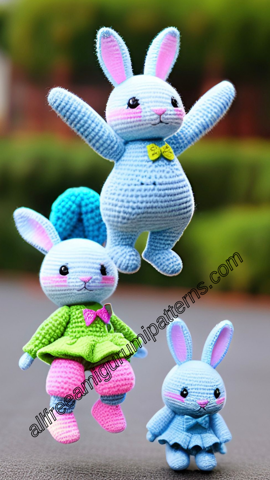 Crochet Cute Bunny Amigurumi Free Pattern - Free Amigurumi
