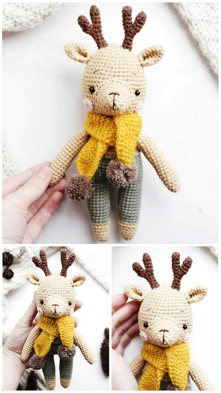 Amigurumi Christmas Reindeer Free Pattern - Free Amigurumi
