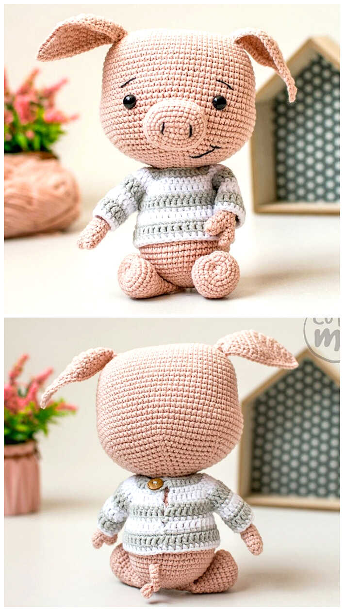 Amigurumi Pig Free Pattern - Free Amigurumi Pattern