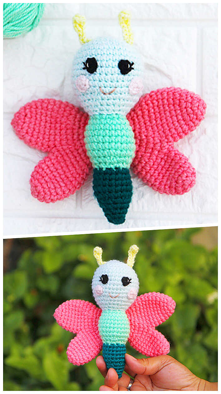 Amigurumi Butterfly Free Pattern - Free Amigurumi Pattern