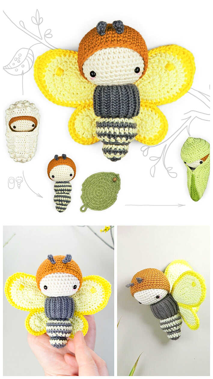 Amigurumi Butterfly Free Pattern - Free Amigurumi Pattern