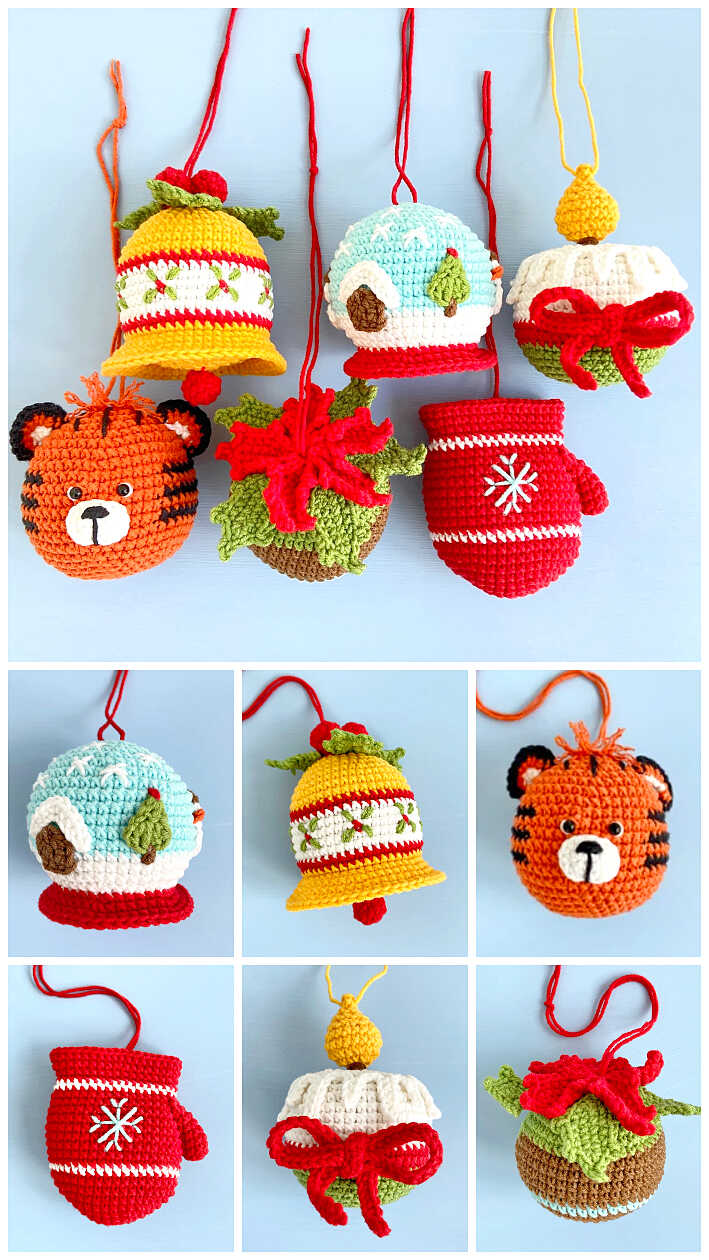 Crochet Christmas Ornament Free Pattern - Free Amigurumi Pattern