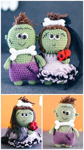 Amigurumi Cute Zombie Crochet Free Pattern - Free Amigurumi Pattern