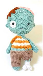 Amigurumi Cute Zombie Crochet Free Pattern - Free Amigurumi Pattern