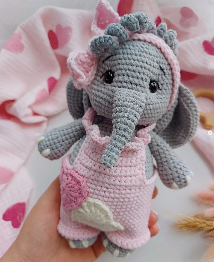 Crochet Cute Elephant Free Pattern - Free Amigurumi