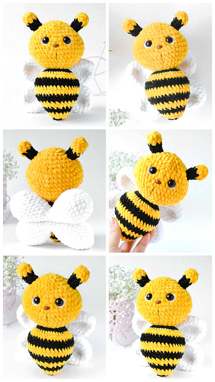 Crochet Bee Free Pattern - Free Amigurumi Pattern