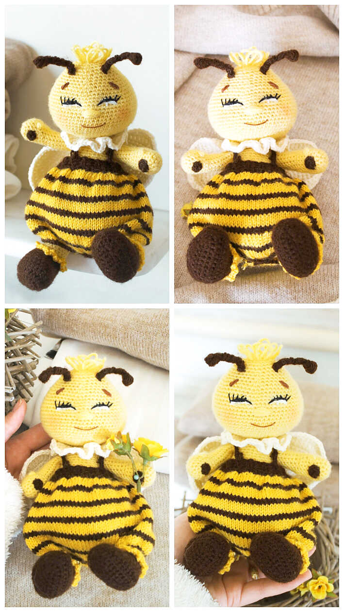 Crochet Bee Free Pattern - Free Amigurumi Pattern