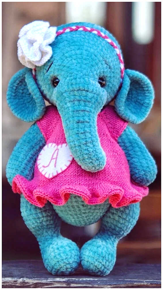 Crochet Cute Elephant Free Pattern - Free Amigurumi