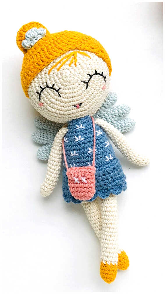 Fairy Crochet Doll Amigurumi Free Pattern - Free Amigurumi