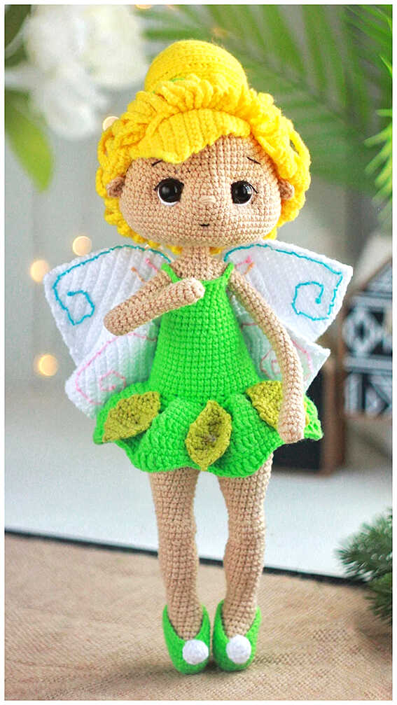 Fairy Crochet Doll Amigurumi Free Pattern - Free Amigurumi