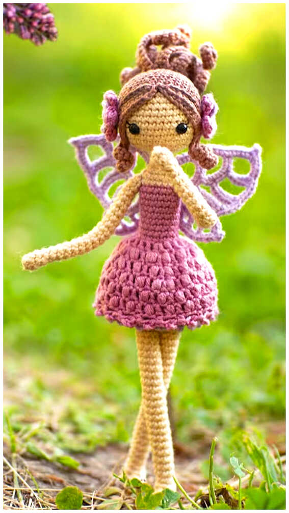 Fairy Crochet Doll Amigurumi Free Pattern - Free Amigurumi