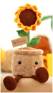 Amigurumi Flower Free Pattern - Free Amigurumi Pattern