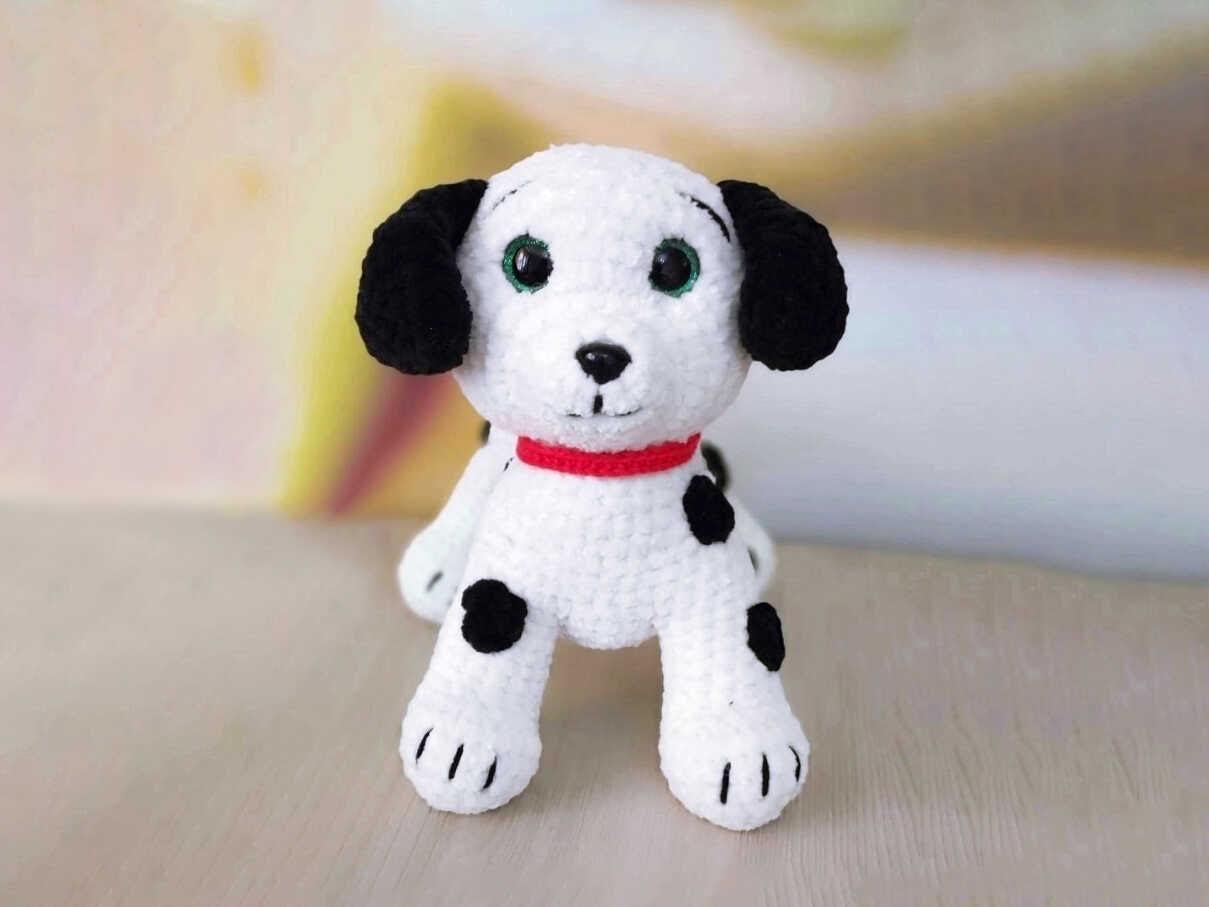 Crochet Dalmatian Dog Free Amigurumi Pattern - Free Amigurumi Pattern