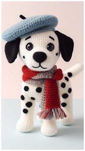 Crochet Dalmatian Dog Free Amigurumi Pattern - Free Amigurumi Pattern
