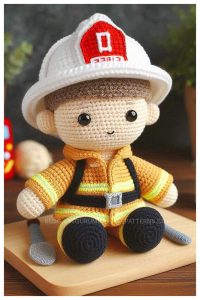 Amigurumi Fireman Crochet Free Pattern - Free Amigurumi Pattern