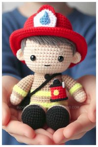 Amigurumi Fireman Crochet Free Pattern - Free Amigurumi Pattern