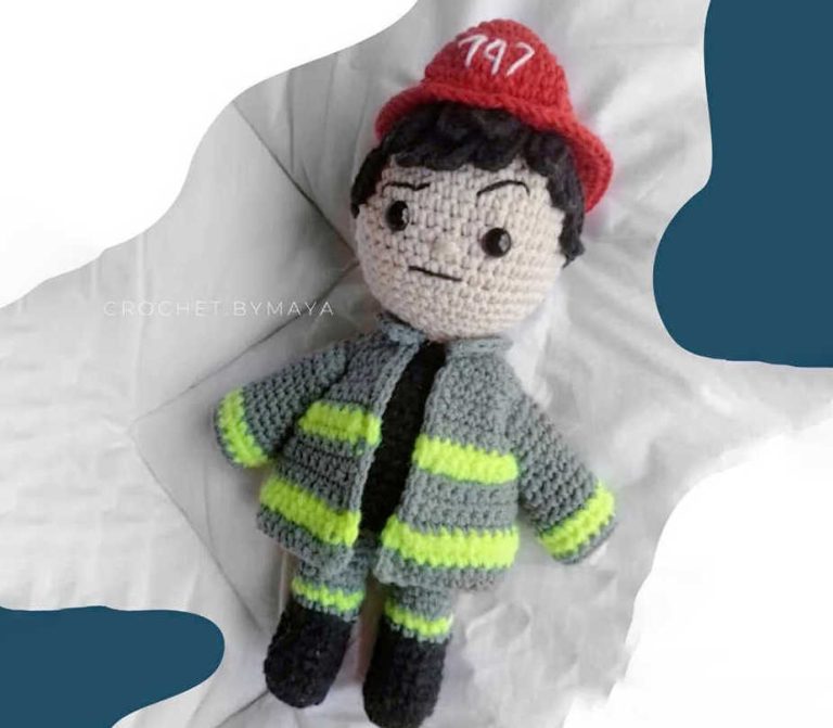 Amigurumi Fireman Crochet Free Pattern - Free Amigurumi Pattern
