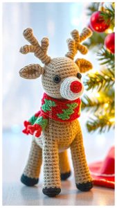 Christmas Reindeer Crochet Free Pattern - Free Amigurumi Pattern