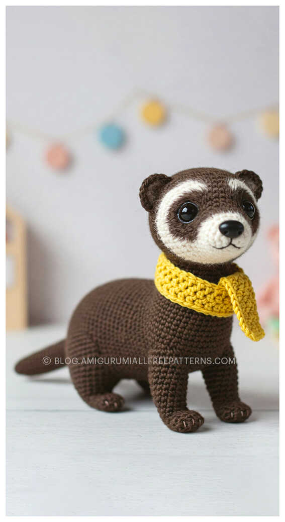 Amigurumi Ferret Crochet Free Pattern - Free Amigurumi Pattern