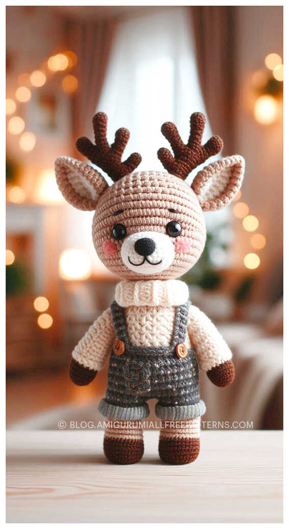 Crochet Deer Amigurumi Free Pattern - Free Amigurumi Pattern