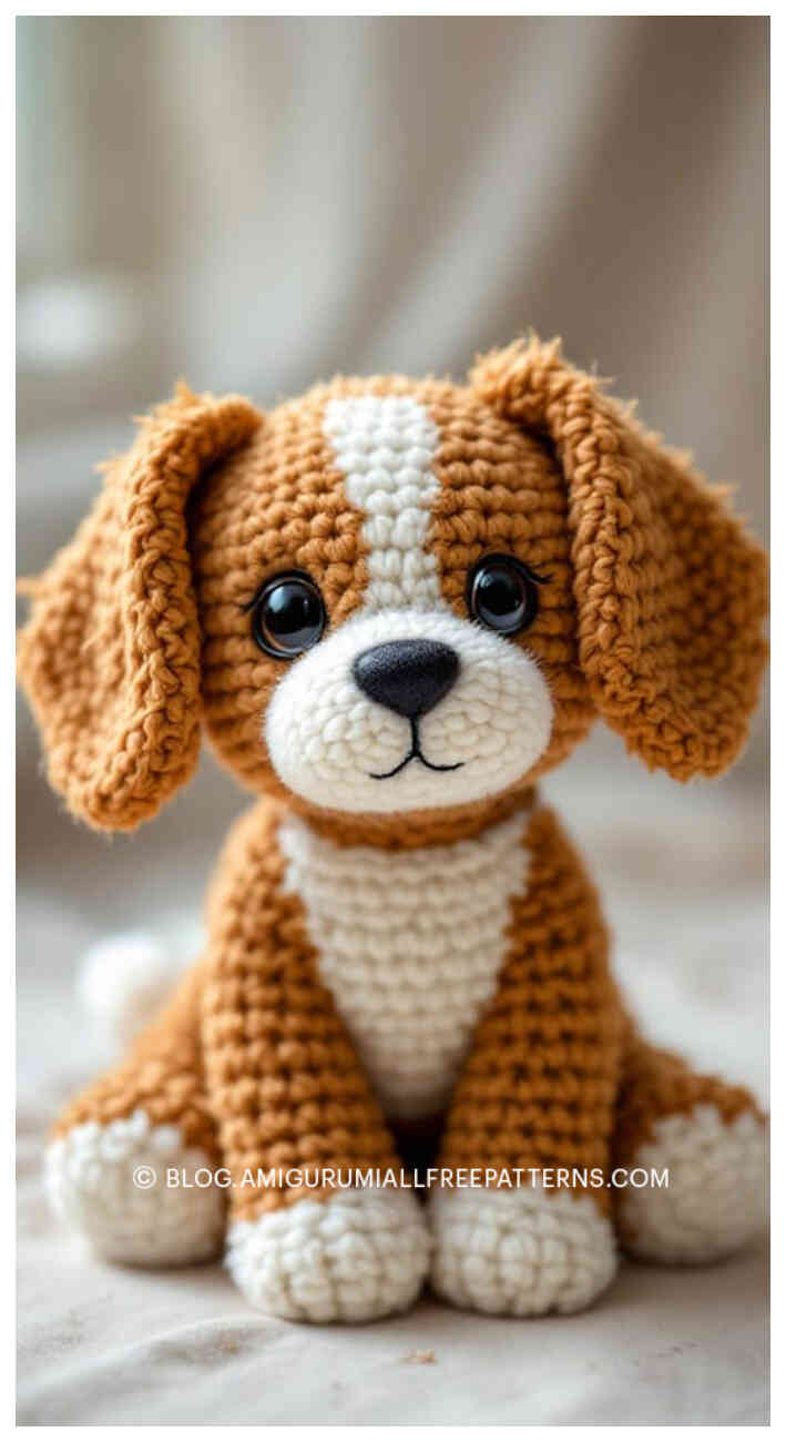 Amigurumi Cute Dog Free Crochet Pattern - Free Amigurumi Pattern