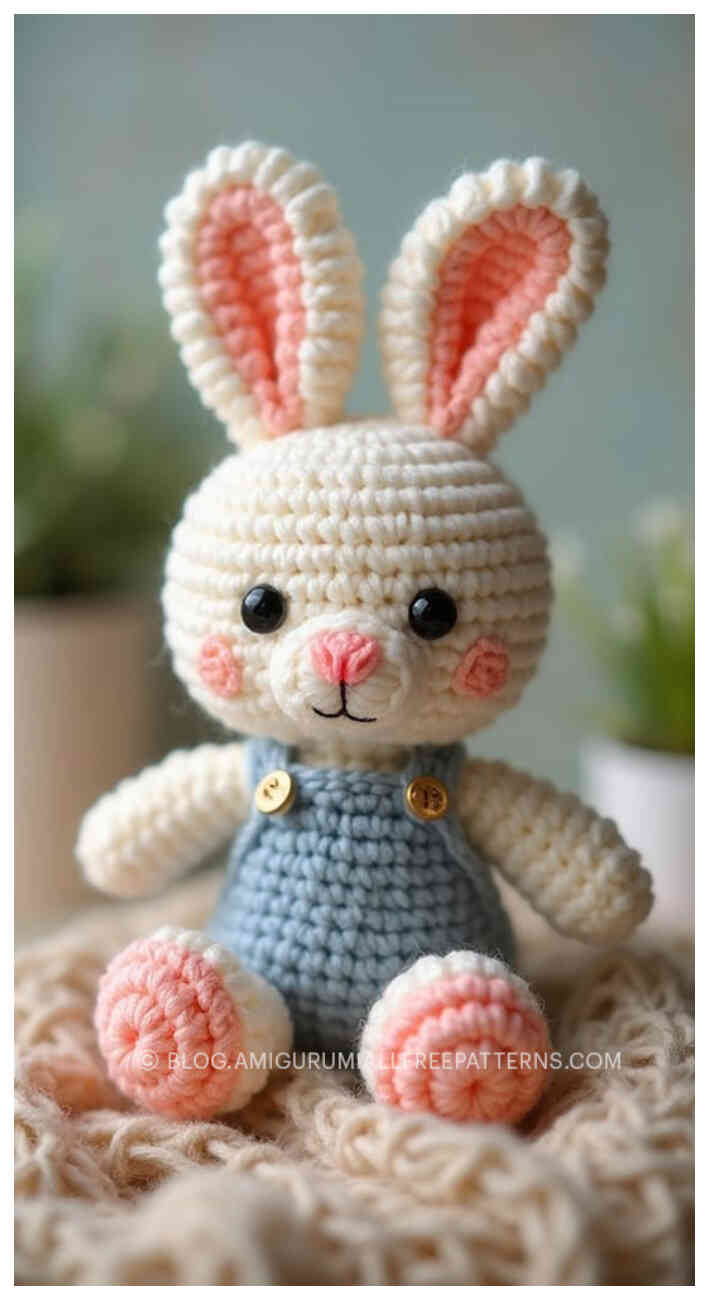 Amigurumi Mini Bunny Free Crochet Pattern - Free Amigurumi Pattern