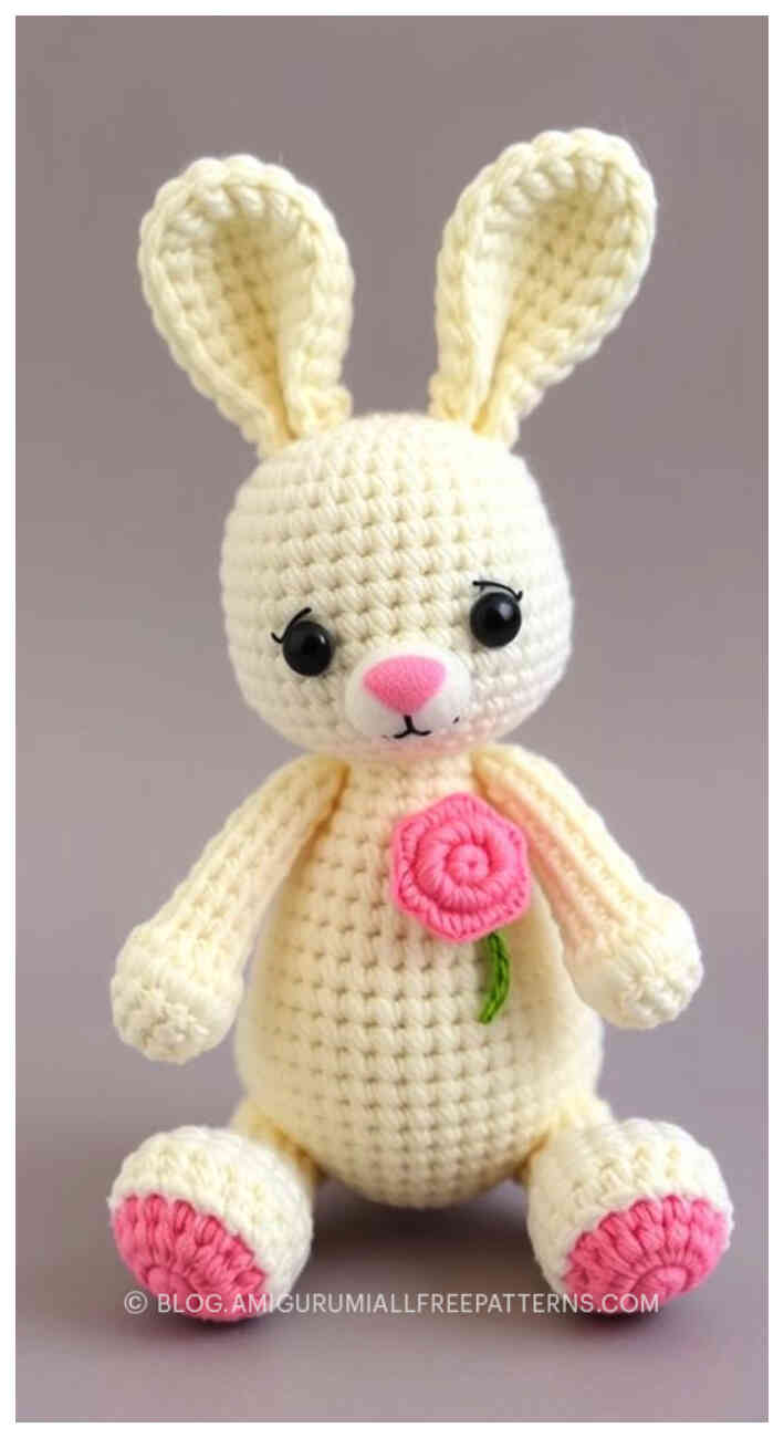 Amigurumi Mini Bunny Free Crochet Pattern - Free Amigurumi Pattern
