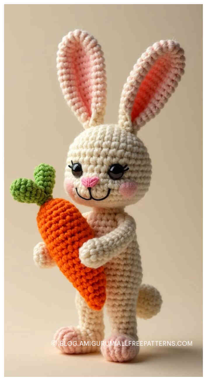 Amigurumi Mini Bunny Free Crochet Pattern - Free Amigurumi Pattern